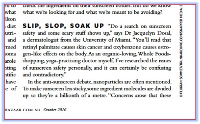 Dr. Dosal Featured in Harper’s Bazaar – Dr. Jacquelyn Dosal, Dermatologist